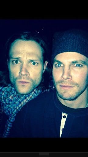 Stephen Amell And Jared Padalecki Supernatural Amino