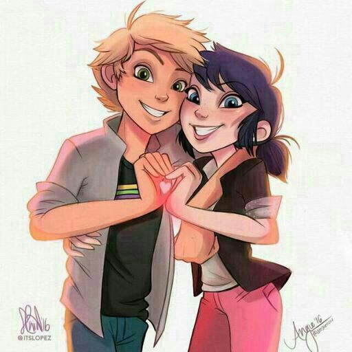 Que Te Gustaría Que Marinette Y Adrián Sean Novios O Ladybug Y Chat Noir •miraculous Ladybug