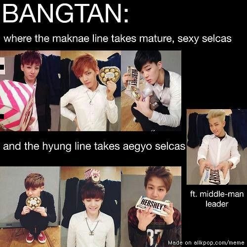 Maknae Line Vs Hyung Line Armys Amino