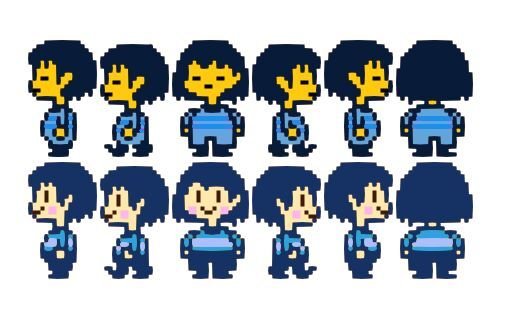 Sprites Frisk E Chara Pentale Undertale Brasil Amino