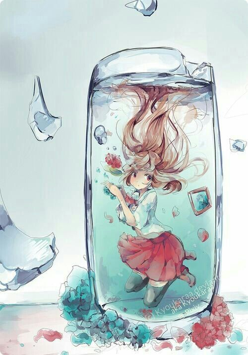 Anime Girl In A Bottle Тян из аниме в бутылях Мило не правда ли Аниме Amino Amino