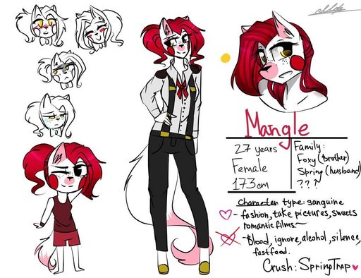Manglehusbandspringtrap Brotherfoxy Wiki Fnaf Sister