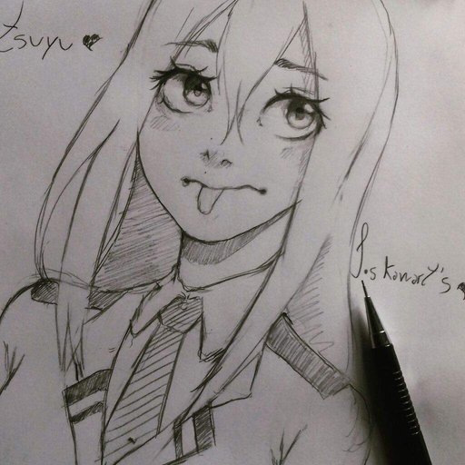 Tsuyu Asui Sketch °desenhistas Do Amino° Amino