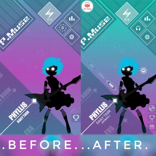 P.Muse before and after | Project: Muse Series Amino P.Muse before and after | Project: Muse Series Amino