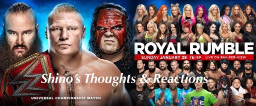 Shinos Thoughts And Reactions Royal Rumble 2018 Wrestling Amino