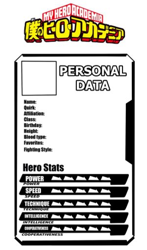 My Hero Academia OC Template Wiki My Hero Academia Amino