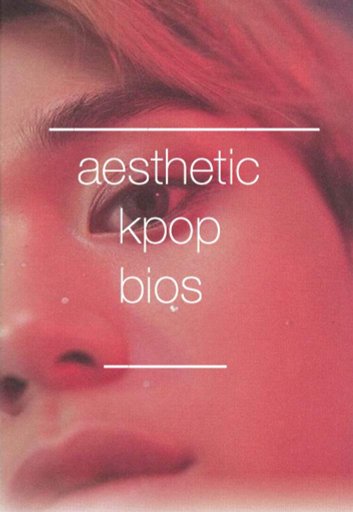 Aesthetic Kpop Bios ARMY s Amino
