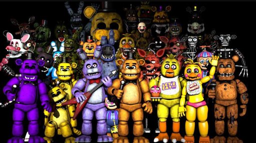 All Animatronics Wiki Five Nights At Freddys Amino
