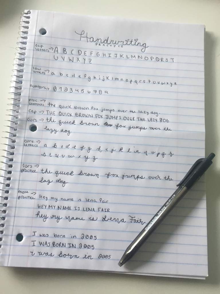 My Take On Neat Handwriting Studying Amino Amino