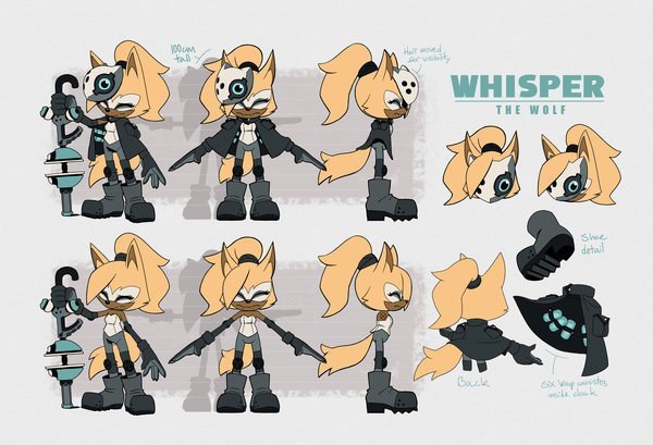 🌺whisper The Wolf Fan Art🌺 Sonic The Hedgehog Español Amino