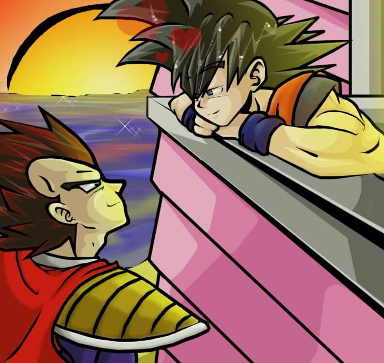 Vegeta X Goku By Chii Dragonballz Amino