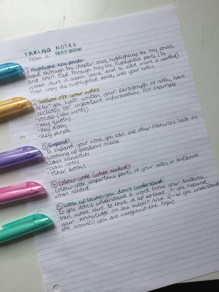 Taking Notes From A Textbook Studying Amino Amino