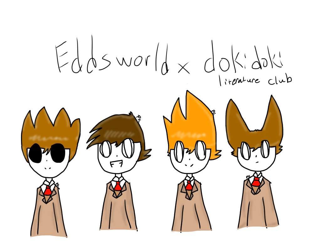 Eddsworld X Doki Doki Literature Club 🌎eddsworld🌎 Amino