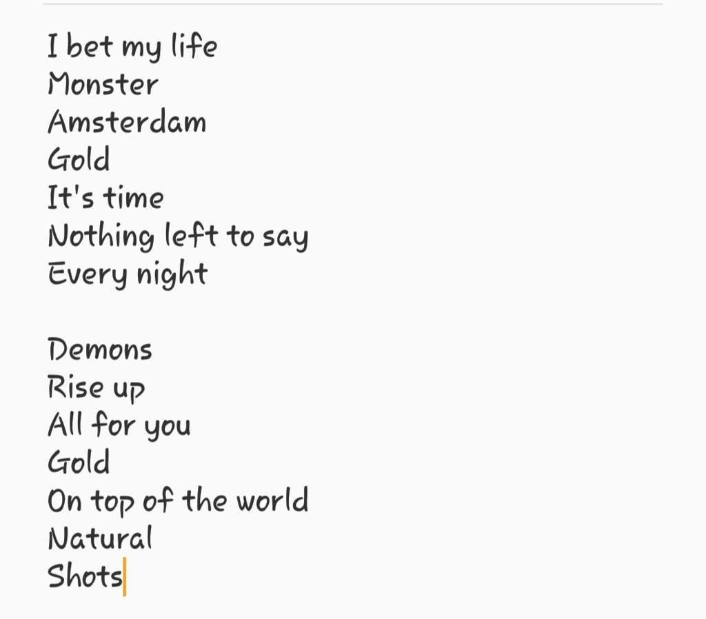 read-the-first-letters-of-each-song-imagine-dragons-amino