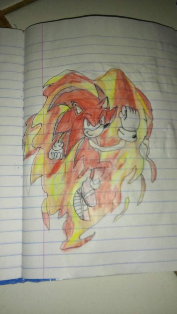 Desenho Do Fire Sonic Sonic Amino Pt~br© Amino