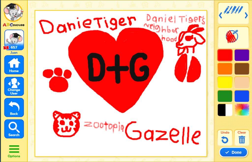 Daniel Tiger X Gazelle 2 Abc Mouse Drawing Disney Amino