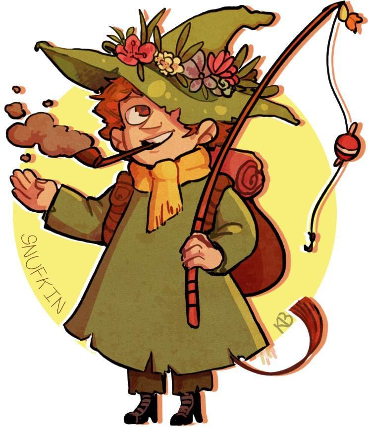 A Snufkin Sticker For A Moomin Gal Arts And Ocs Amino