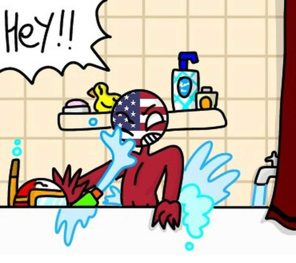 Bathroom Time💦 •countryhumans Amino• Eng Amino