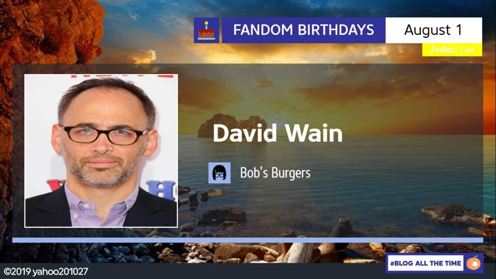 Happy Birthday David Wain 2019 Cartoon Amino