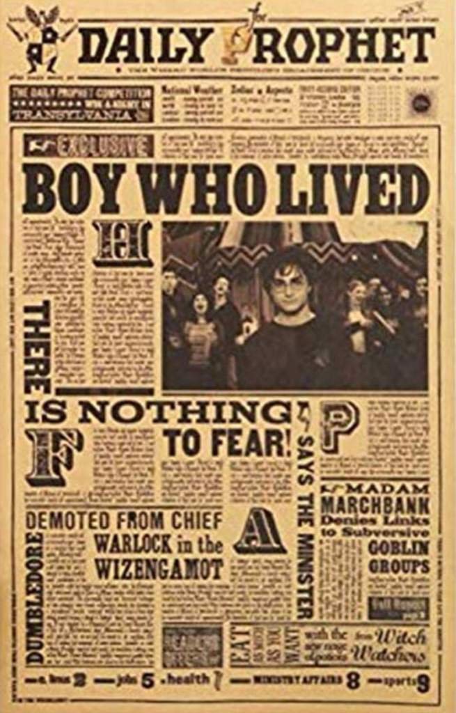 Itout Savoir Sur La Gazette Du Sorcier Harry Potter Fr Amino