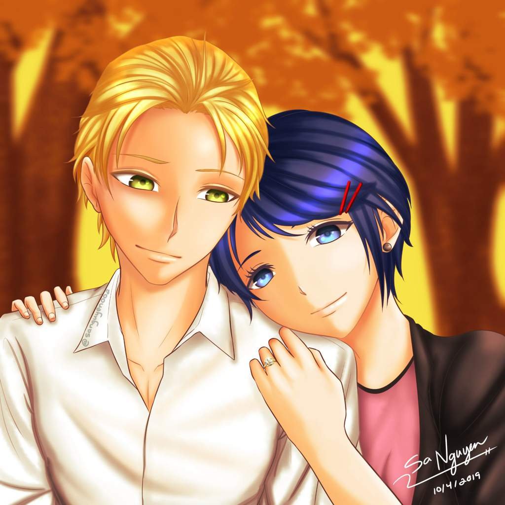Adult Adrien X Marinette Miraculous Amino