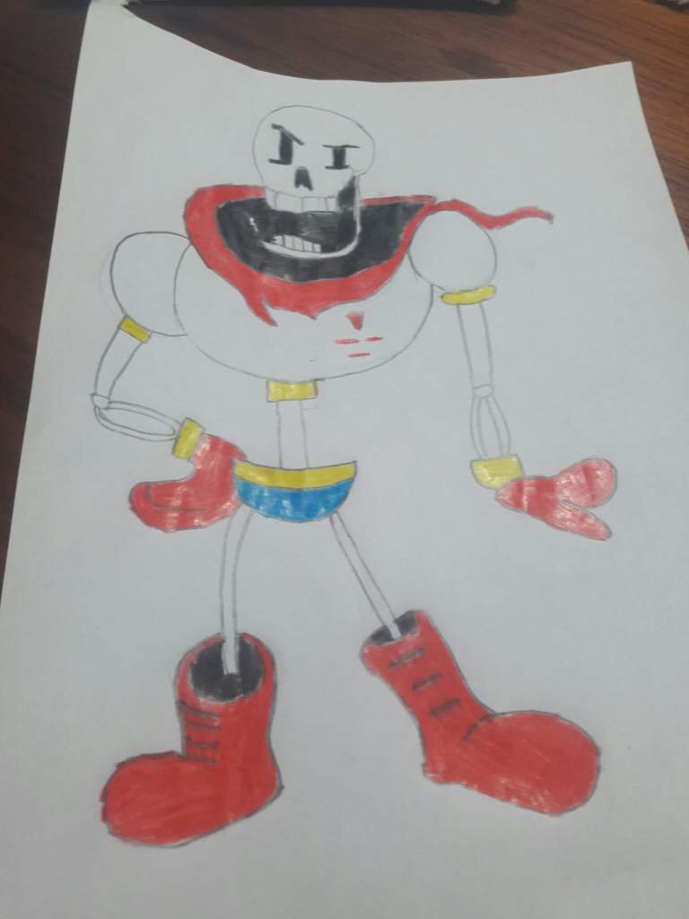 Chicos, que les parece mi dibujo de Papyrus? | Undertale Español Amino Chicos, que les parece mi dibujo de Papyrus? | Undertale Español Amino