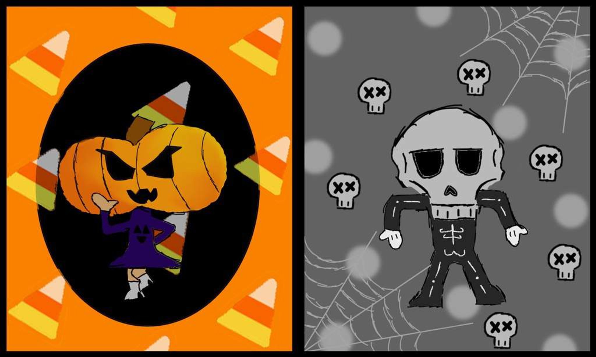 Custom Splatfest! Jack o lantern vs skeleton | Splatoon Amino Custom Splatfest! Jack o lantern vs skeleton | Splatoon Amino