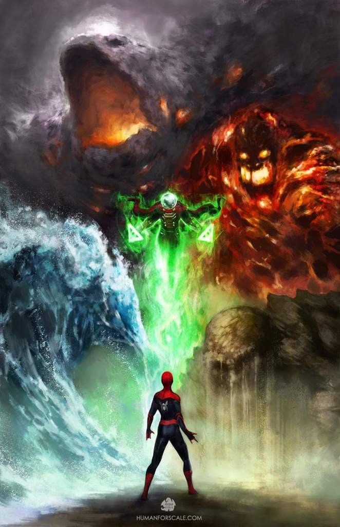 Spider man far from home the elementals | Marvel Amino