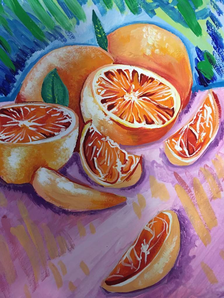 Gouache Oranges Art Amino gouache-oranges-art-amino