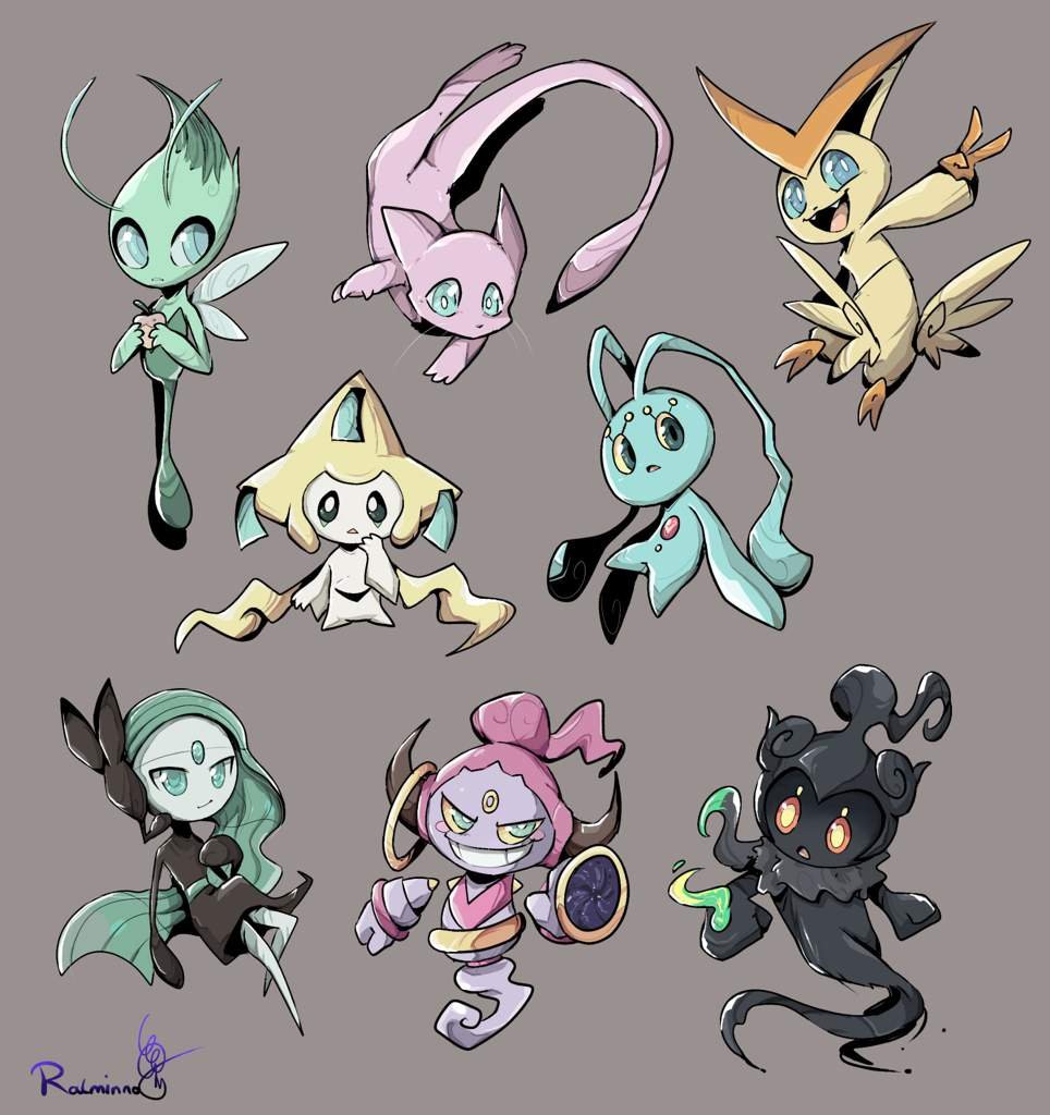Mythicals ´・ ・`゚。 Pokémon Amino