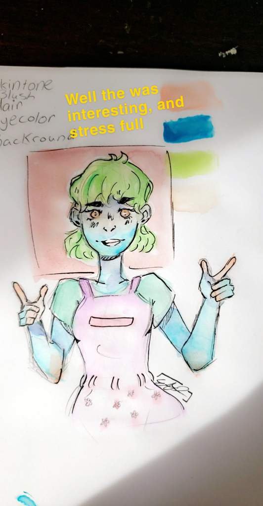 I Let A Color Generator Pick My Watercolor Art Challenges Amino Amino