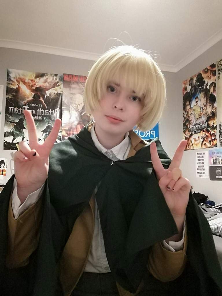 Armin Arlet Cosplay Attack On Titan Amino