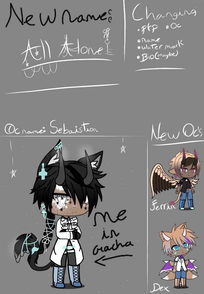 *-Changing my name and watermark-* | Gacha Life! Amino