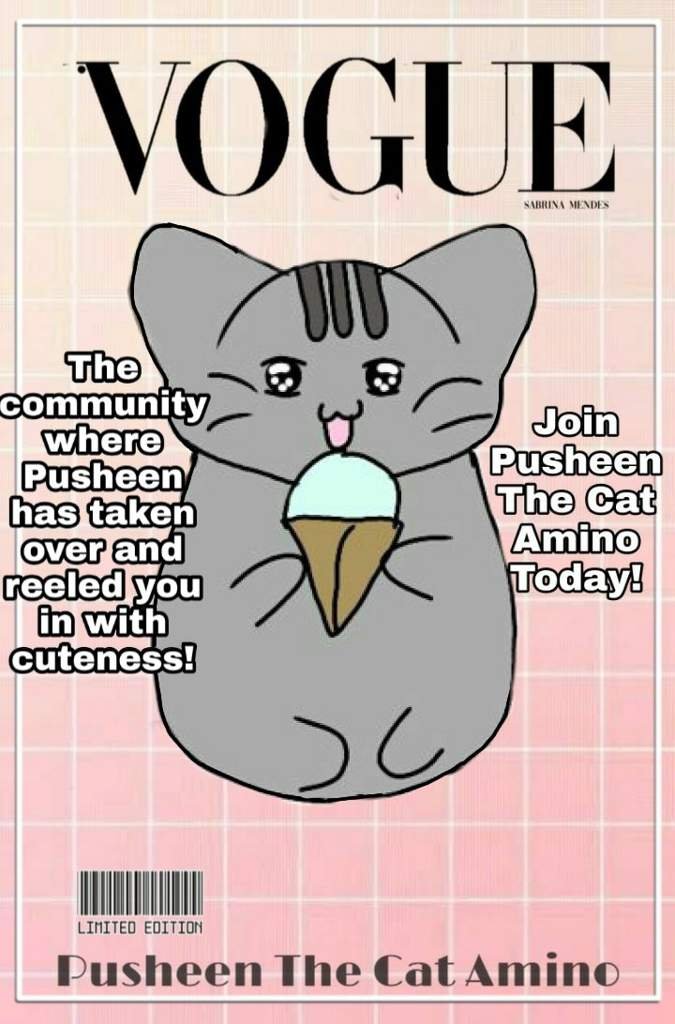 PTCA Vogue Challenge Entry Pusheen The Cat Amino Amino