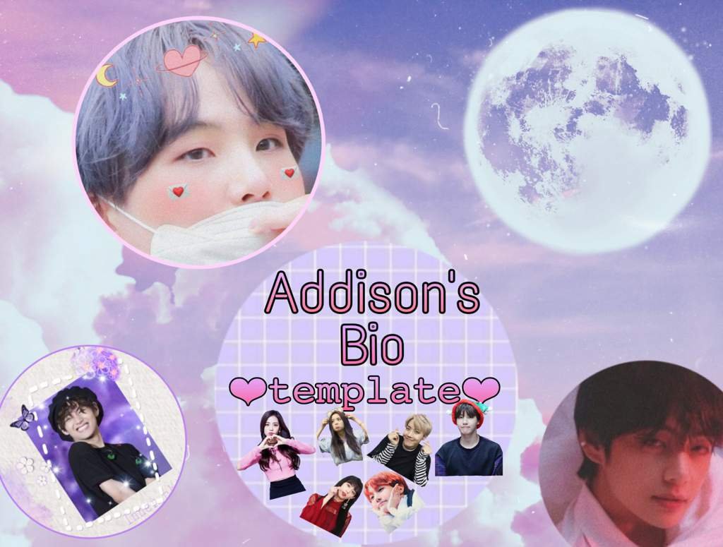 Aesthetic Bio Template Amino Printable Templates