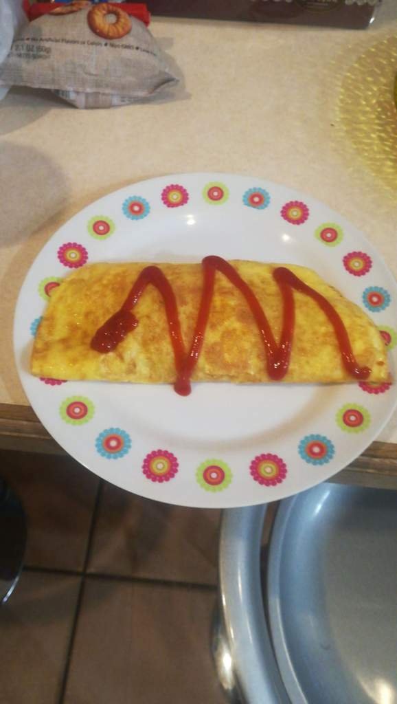 Decided to try and make that Egg Rice thing you always see in Anime ... Decided to try and make that Egg Rice thing you always see in Anime ...