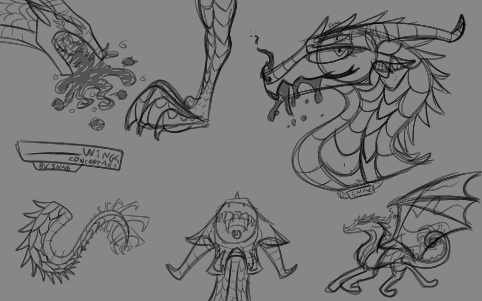 ~fantribe Concept Art~ ~[multiple Eyes Warning] ~ Wings Of Fire Amino