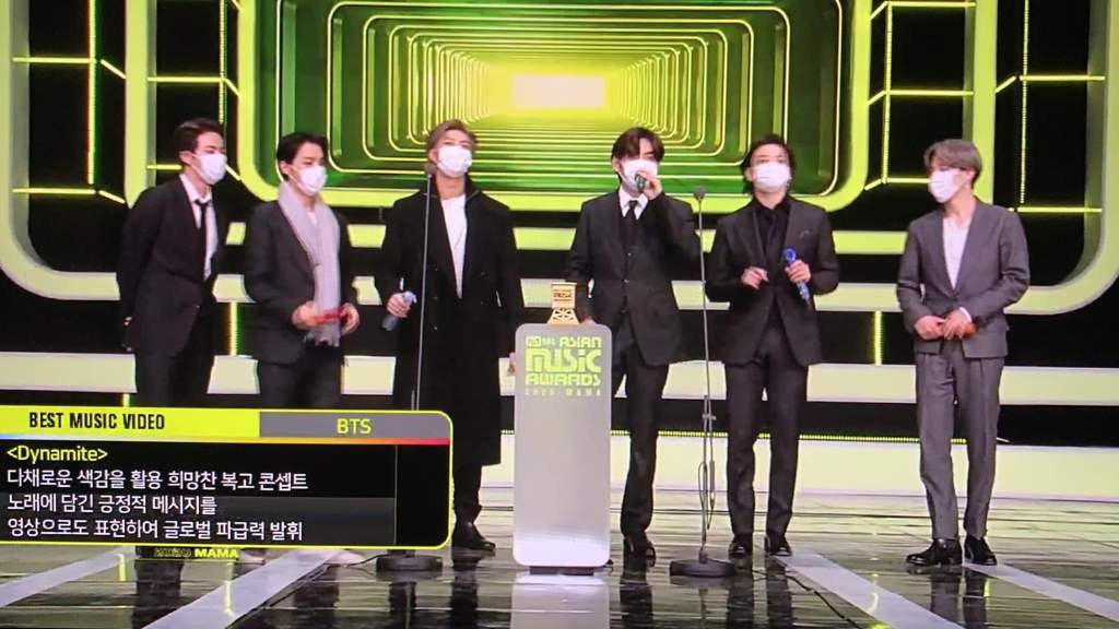 BTS Won “Best Music Video” for “Dynamite” @MAMA 2020 | | Bring The Soul | Amino