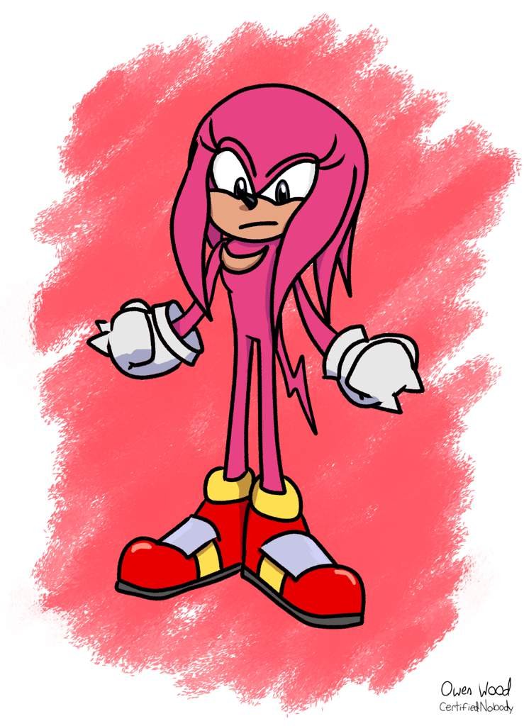 Sprite Accurate Female Knuckles Without The Other Stuff Sonic The Hedgehog Amino