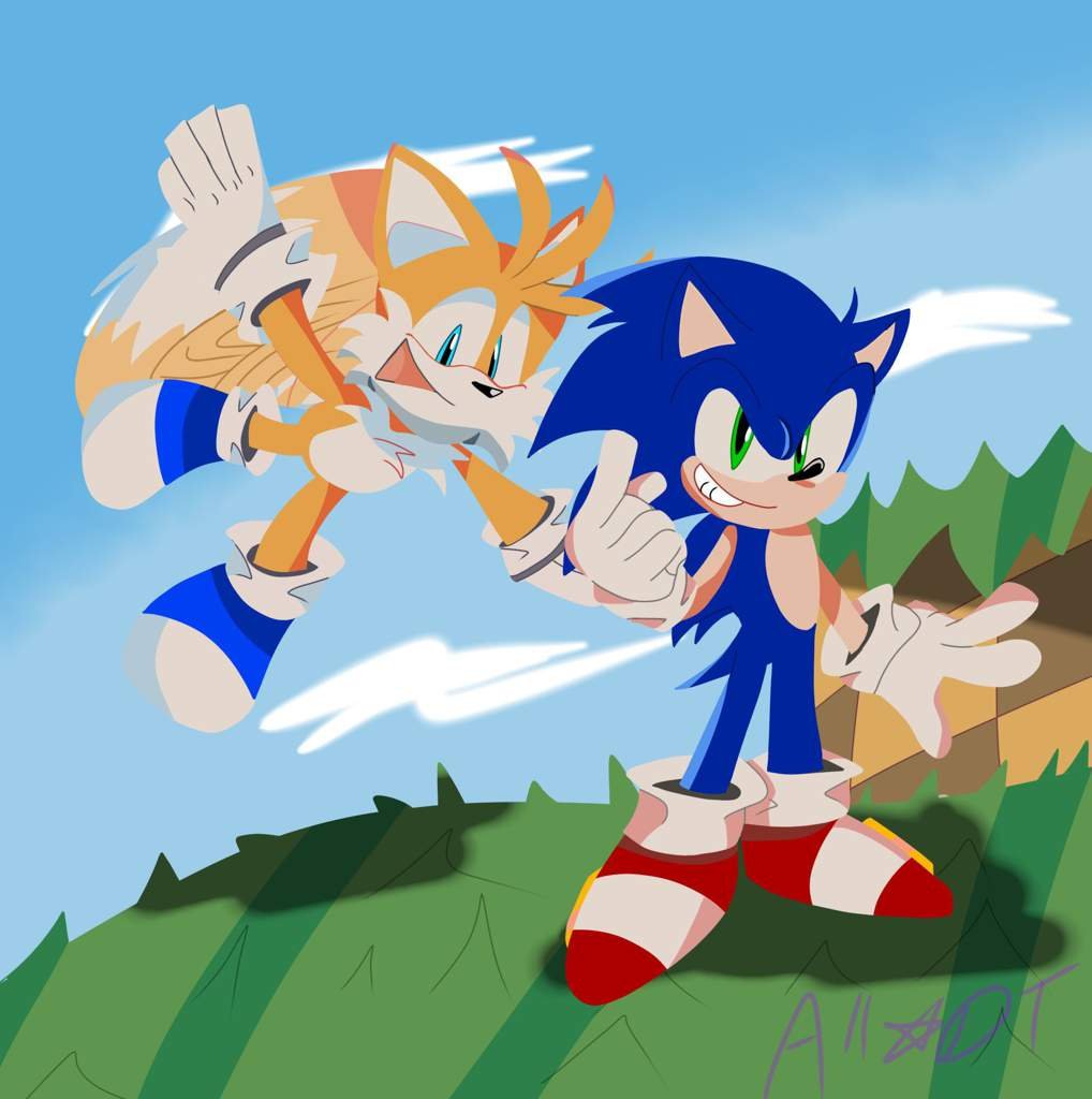 Sonic N Tails Art Sonic The Hedgehog Amino