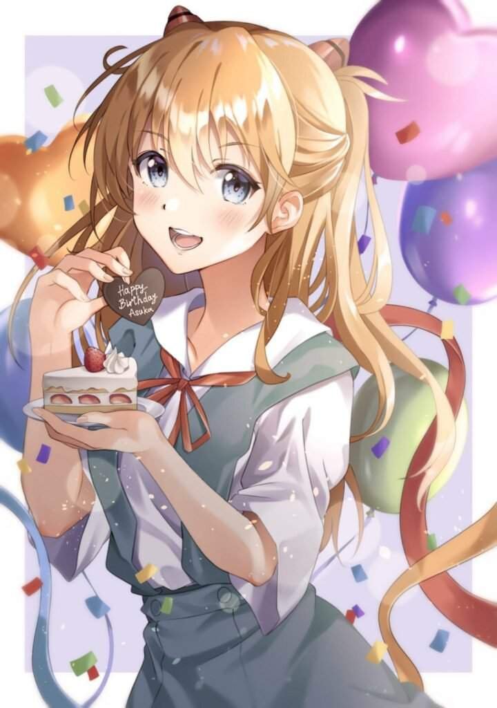 🎊🎂 Feliz Cumpleaños Asuka 🎂 •anime• Amino