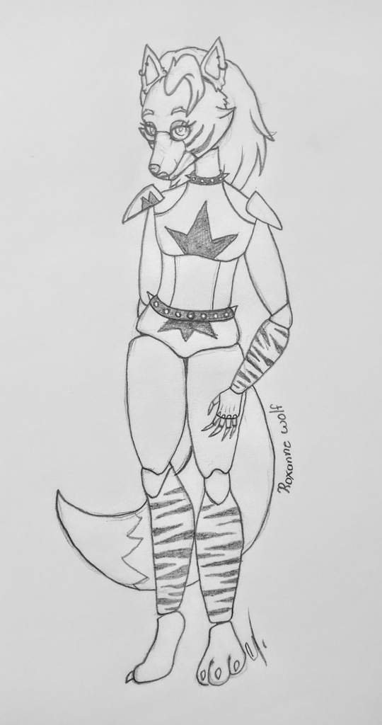Fnaf Security Breach Roxanne Wolf Fanart💜 Furry Amino