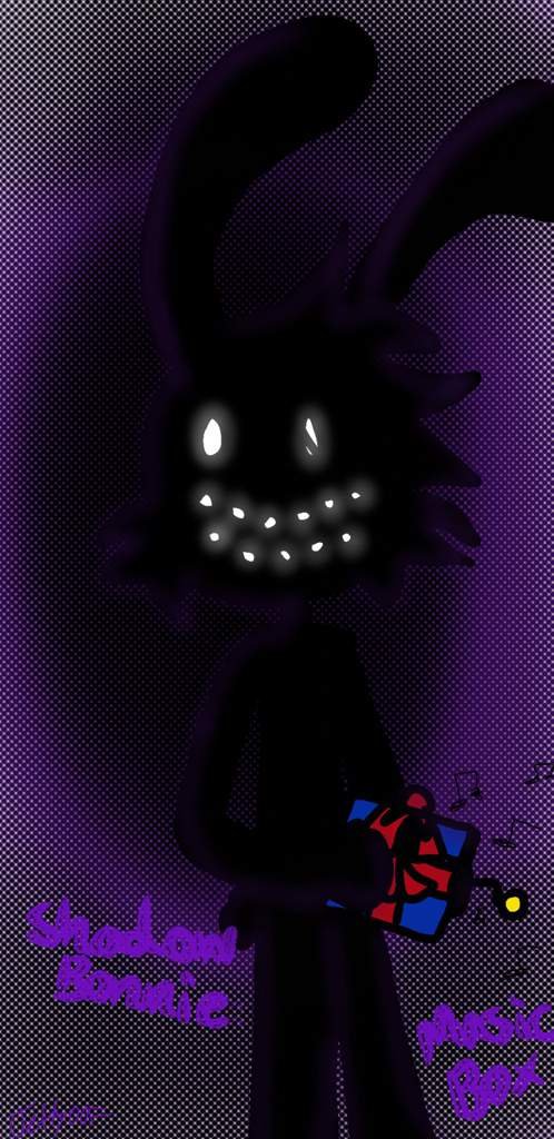 Fnaf Song Fan Artshadow Bonnie Music Box By Dheusta 《《fnaf》》 Amino