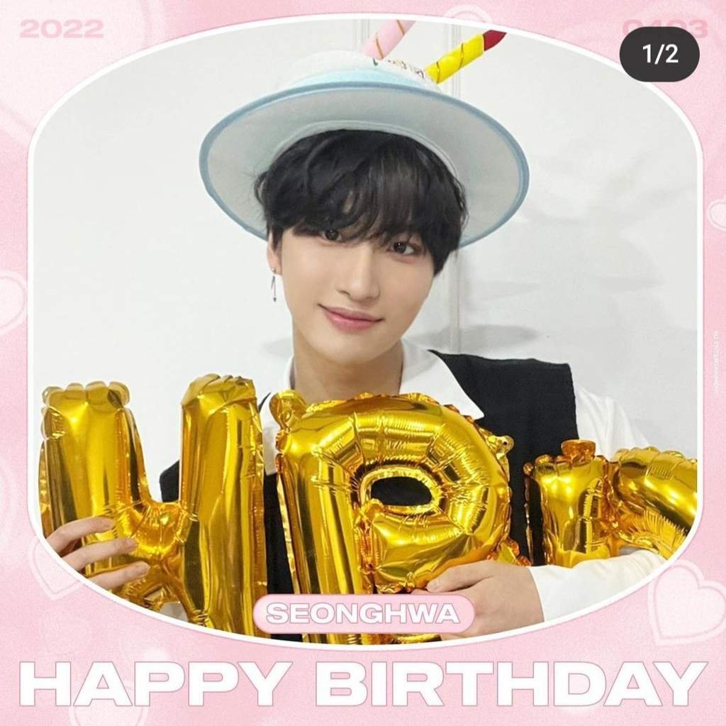 Happy birthday Seonghwa! Happy Seonghwa Day! (Credit:Instagram and Pinterest) | ATEEZ 에이티즈 AMINO ...