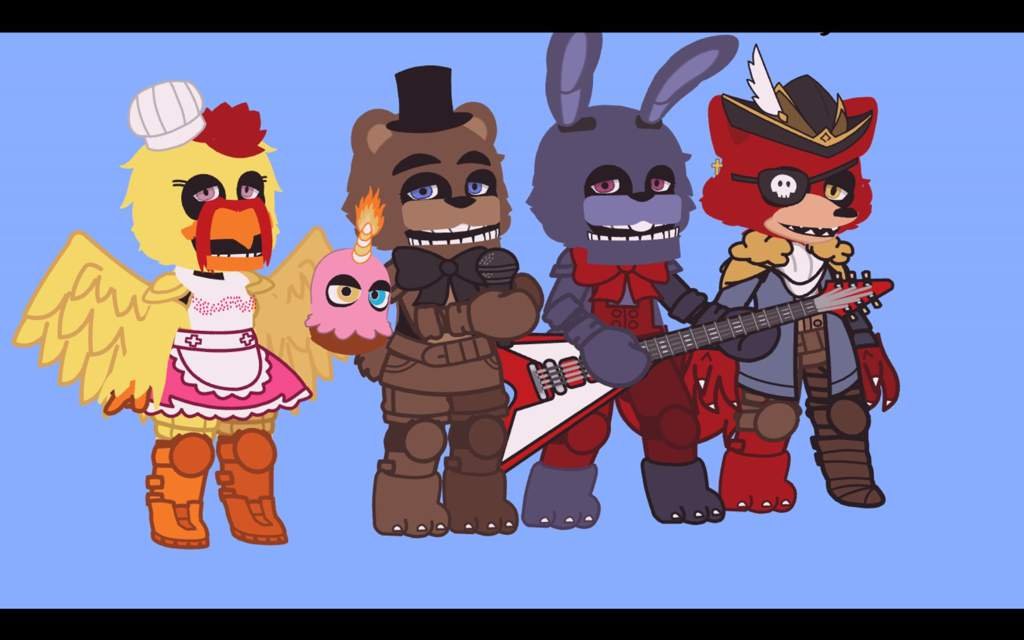 Freddy Fazbear E Seus Amigos • Gacha Club ♡ Amino