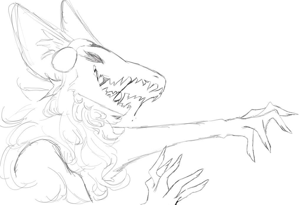 Sketch That Im To Lazy To Color Protogen Lovers 🥰 Amino