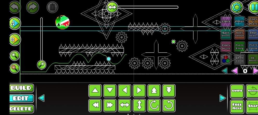 Обновил немного парт в уровне Geometry Dash™ {rus} Amino