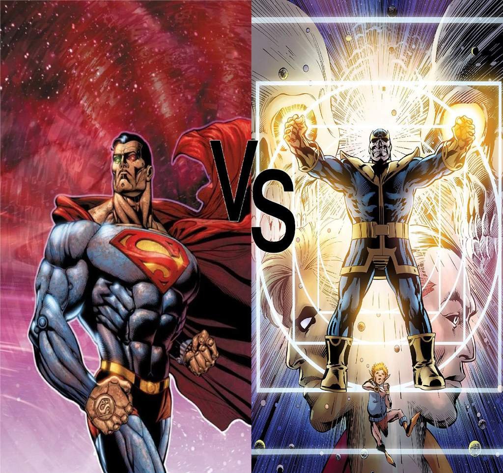 BattleWorld Fight #882 - Astral Regulator Thanos vs Cosmic Armor Superman! | Comics Amino