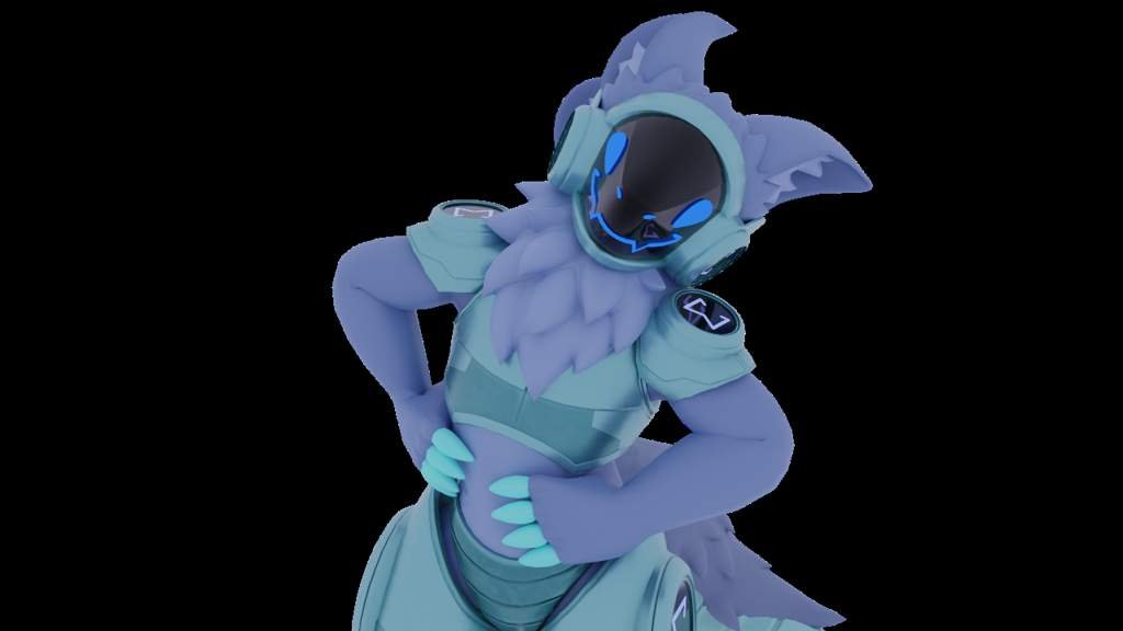 3d Protogen Model Ac Comms Open Furry Amino