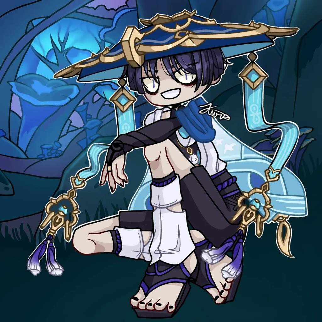 Wanderer Fanart Genshin Impact Amino